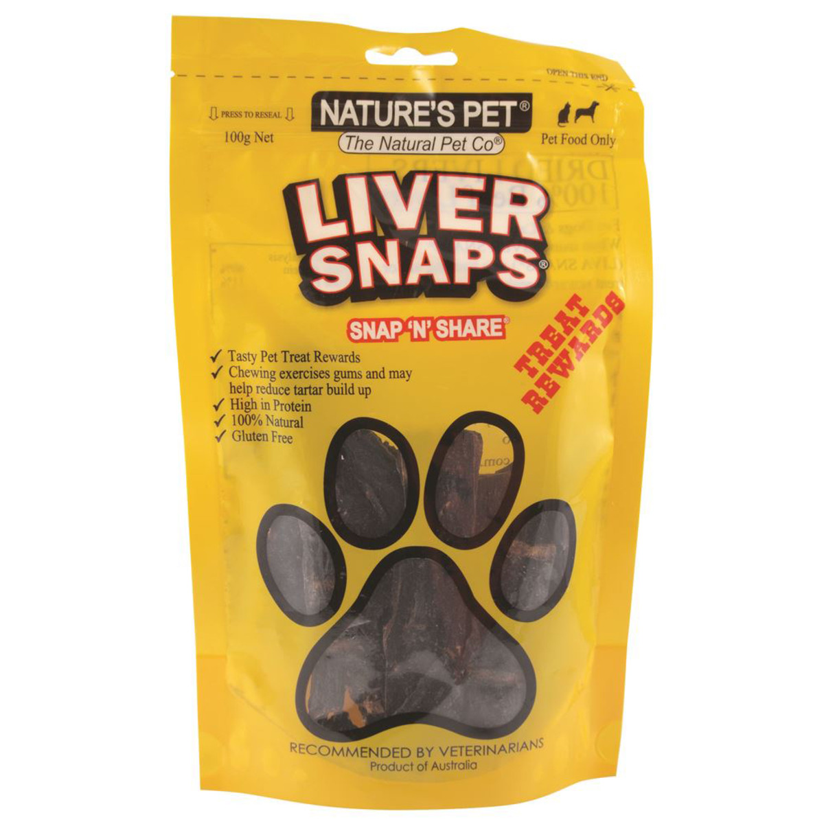 Liver Snaps 100g | | Pinnacle Health